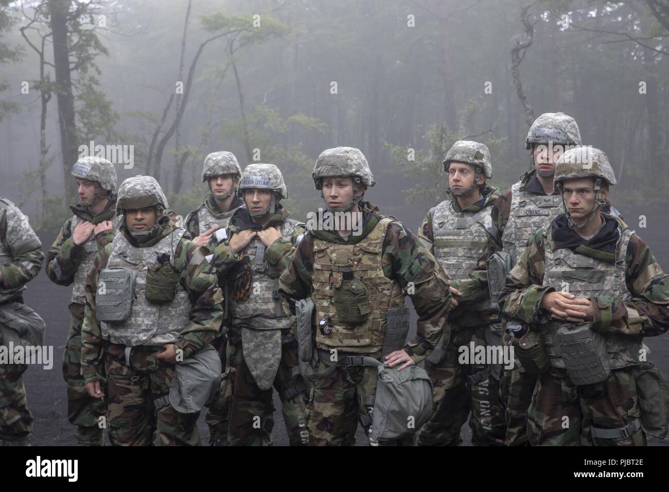 Airmen with the 374th Airlift Wing receive instructions during a ...