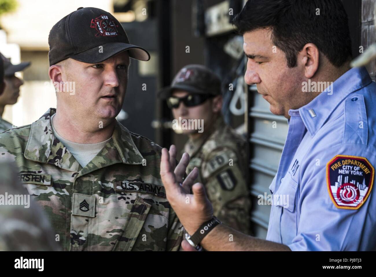 468th engineer detachment firefighting headquarters hi-res stock ...