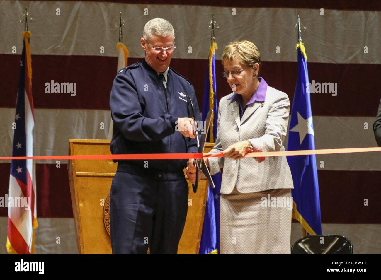 Maj. Gen. Mark E. Bartman, Ohio adjutant general, and U.S. Rep. Marcy ...
