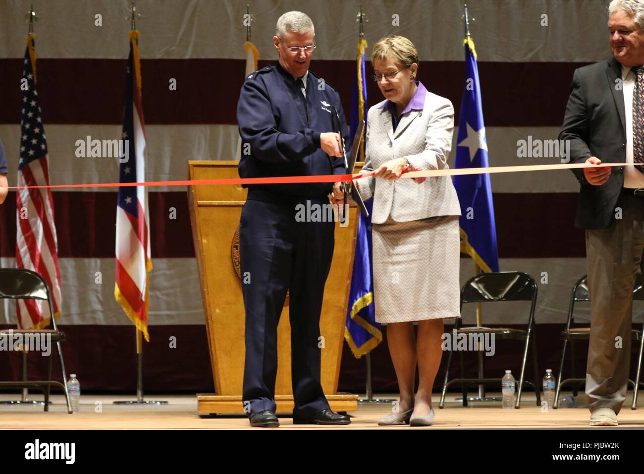 Maj. Gen. Mark E. Bartman, Ohio adjutant general, and U.S. Rep. Marcy ...