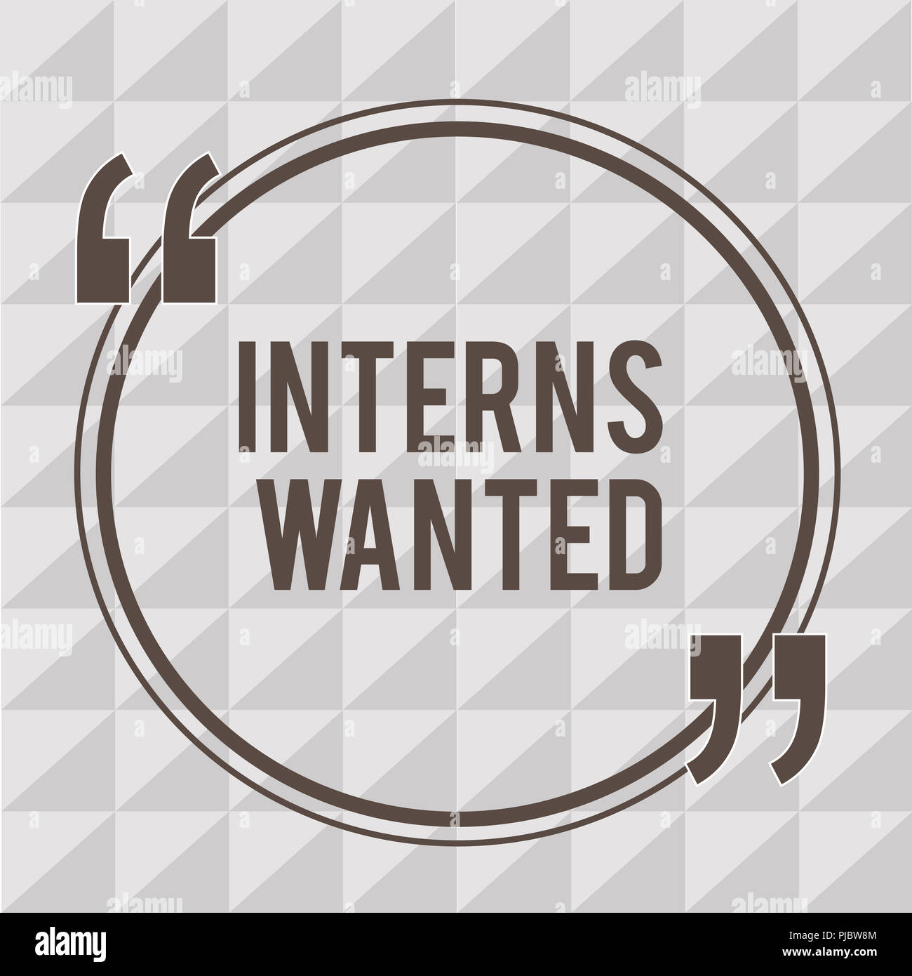 Interns word hi-res stock photography and images - Alamy