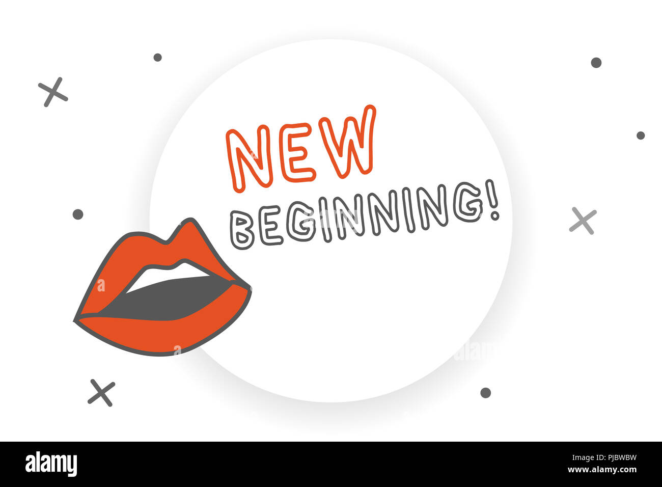 Writing note showing New Beginning. Business photo showcasing Different ...