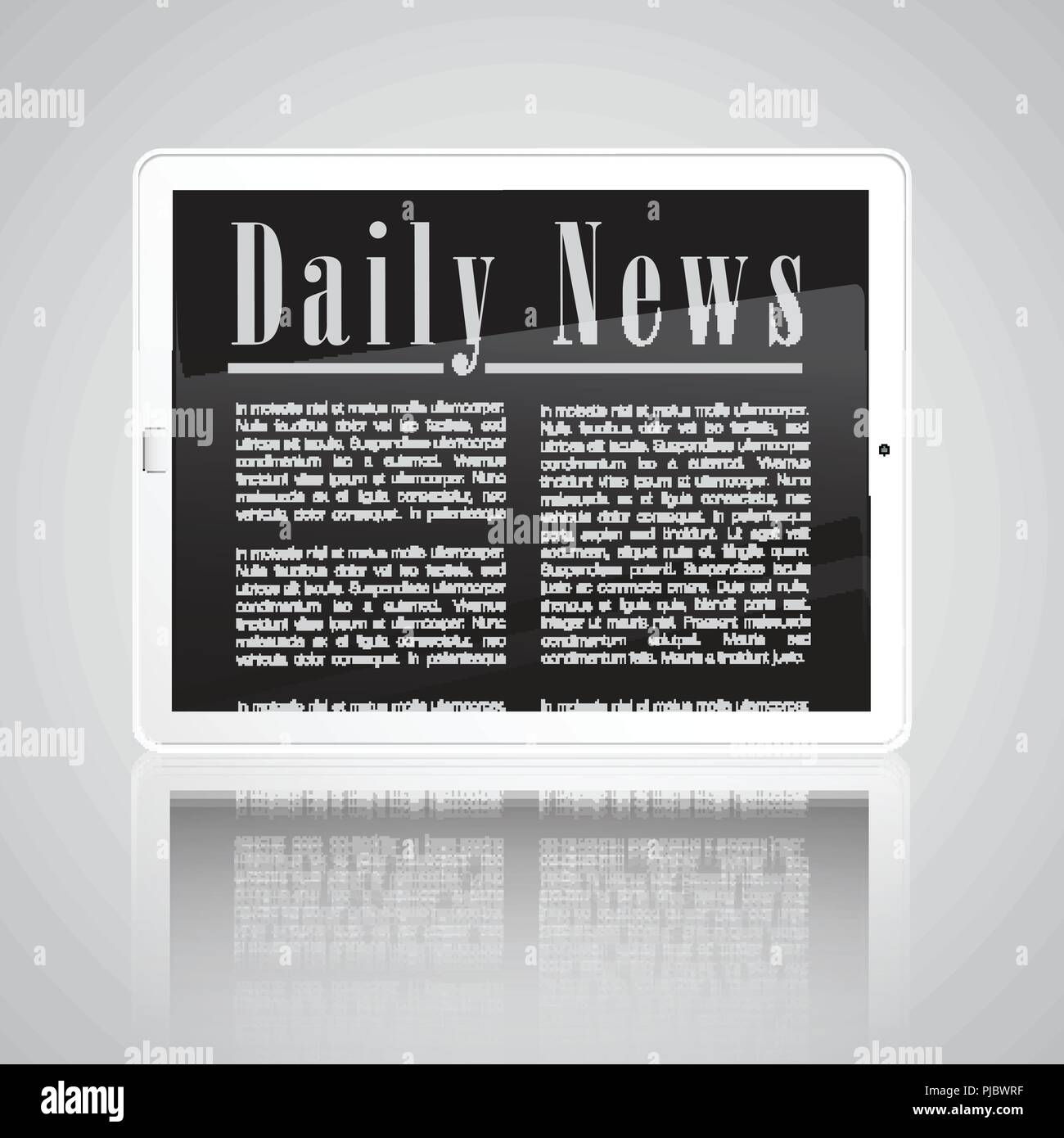 Realistic tablet, vector Stock Vector Image & Art - Alamy