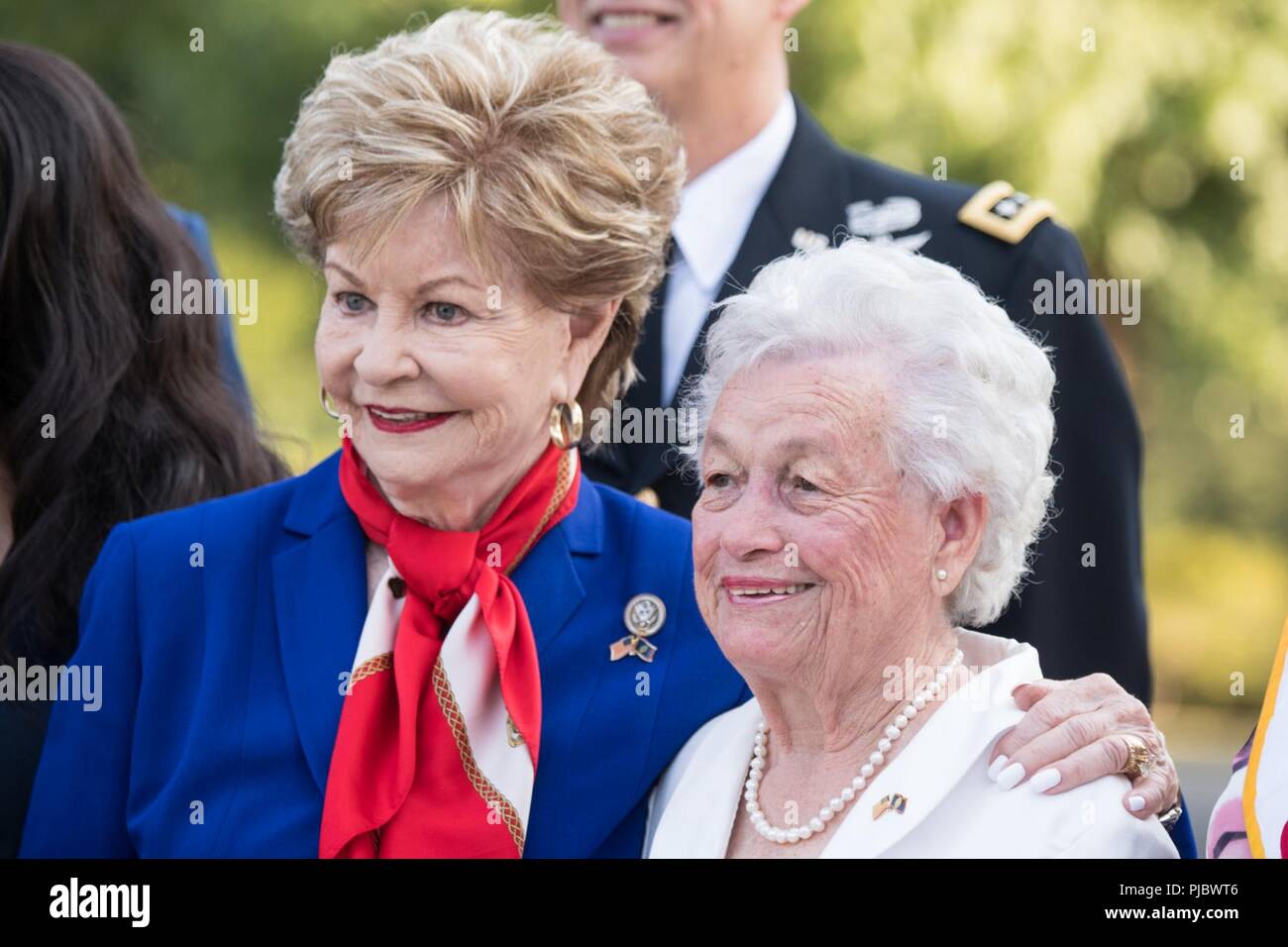 Rep. Madeleine Bordallo, Guam, and Ms. Irene Sgambelluri, Survivor of ...