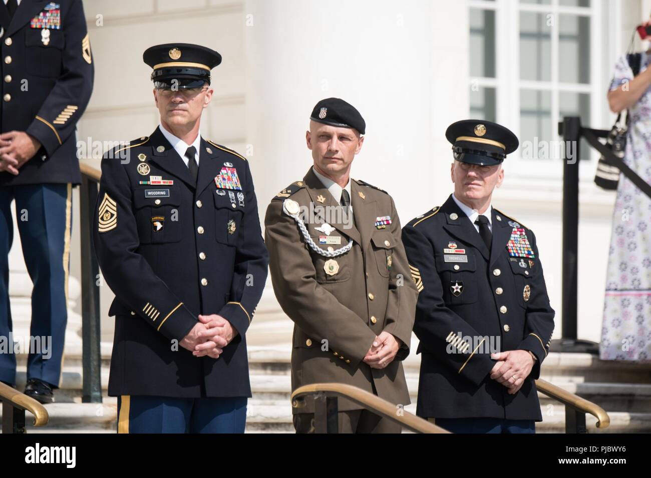 U.S. Army Command Sgt. Maj. Richard A. Woodring, Joint Force ...