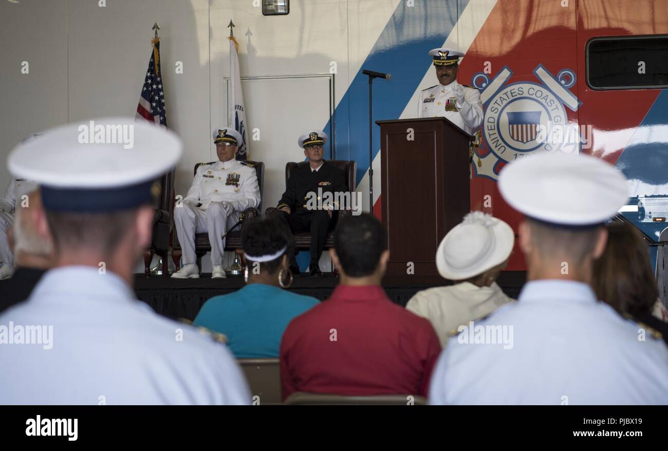 Commanding officer of coast guard atlantic strike team hi-res stock ...