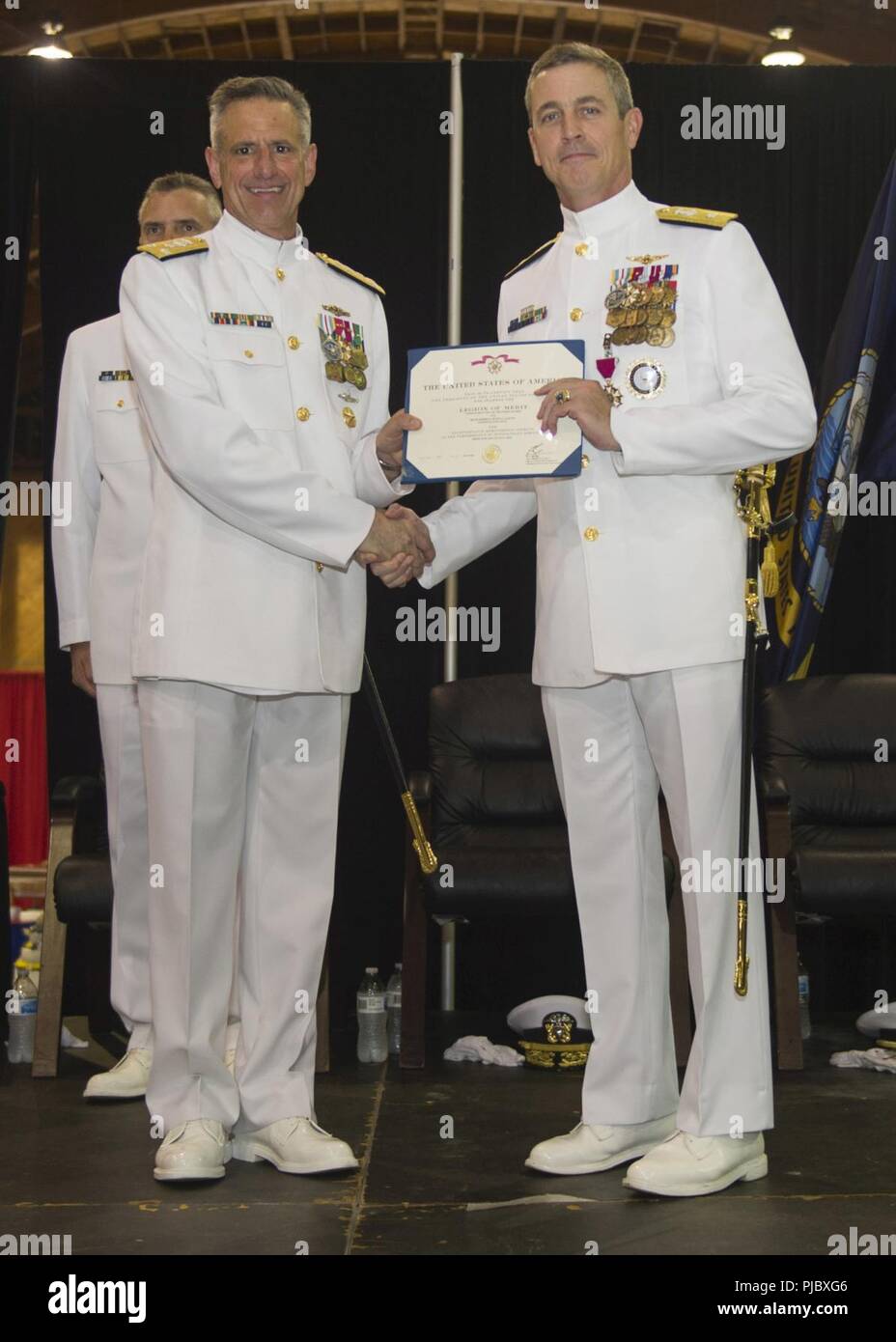 MILLINGTON, Tenn. (July 17, 2018) Chief of Naval Personnel Vice Adm ...