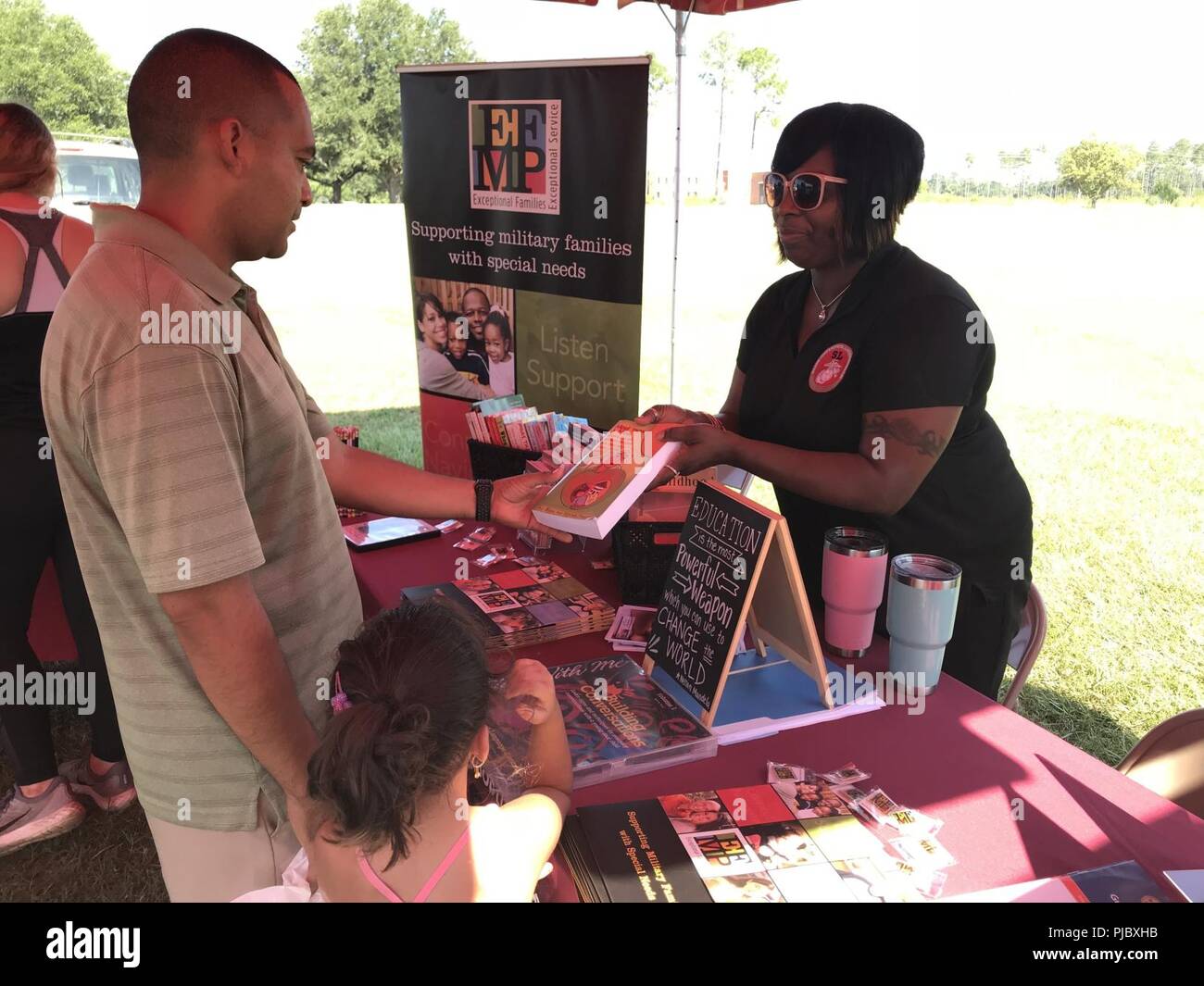 U.S. Marine Corps Community Services School Liasion Officer Latreesa ...