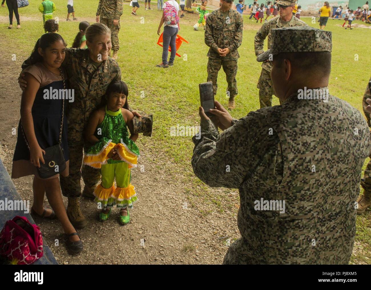 Colombian Naval Infantry Lt. Col. Erick Del Rio, the deputy commander ...