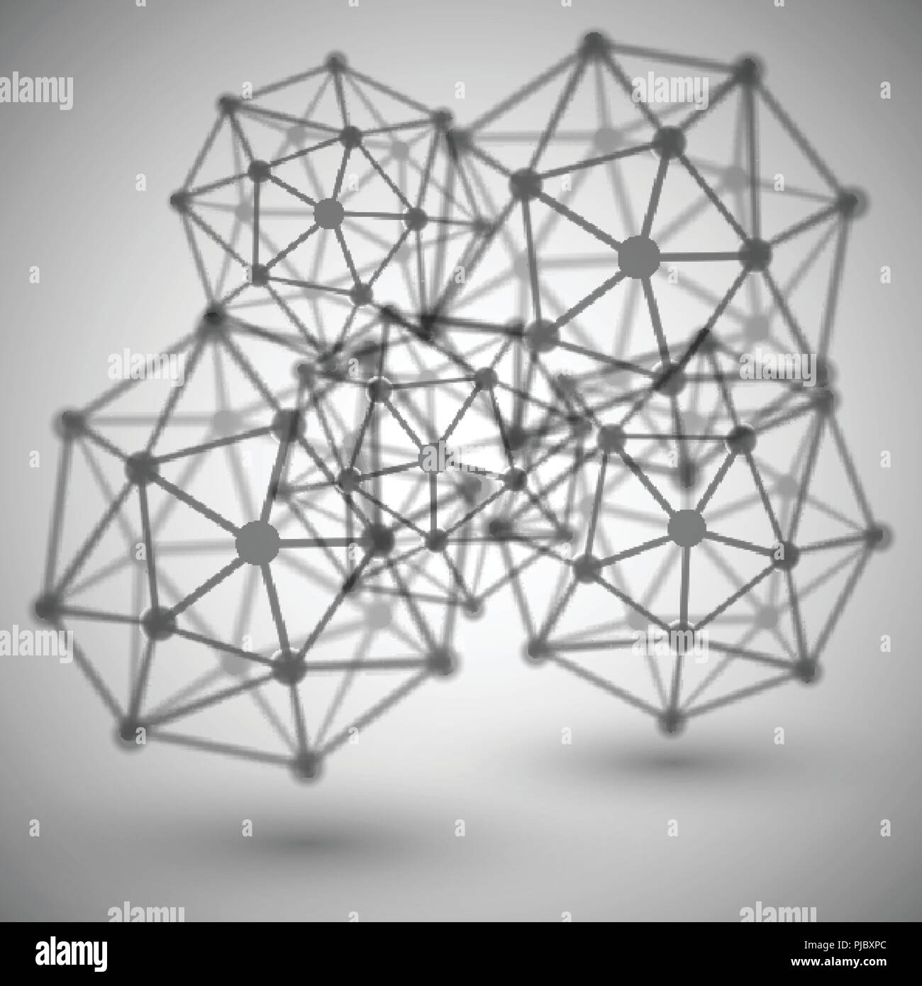 Abstract molecule, vector Stock Vector Image & Art - Alamy