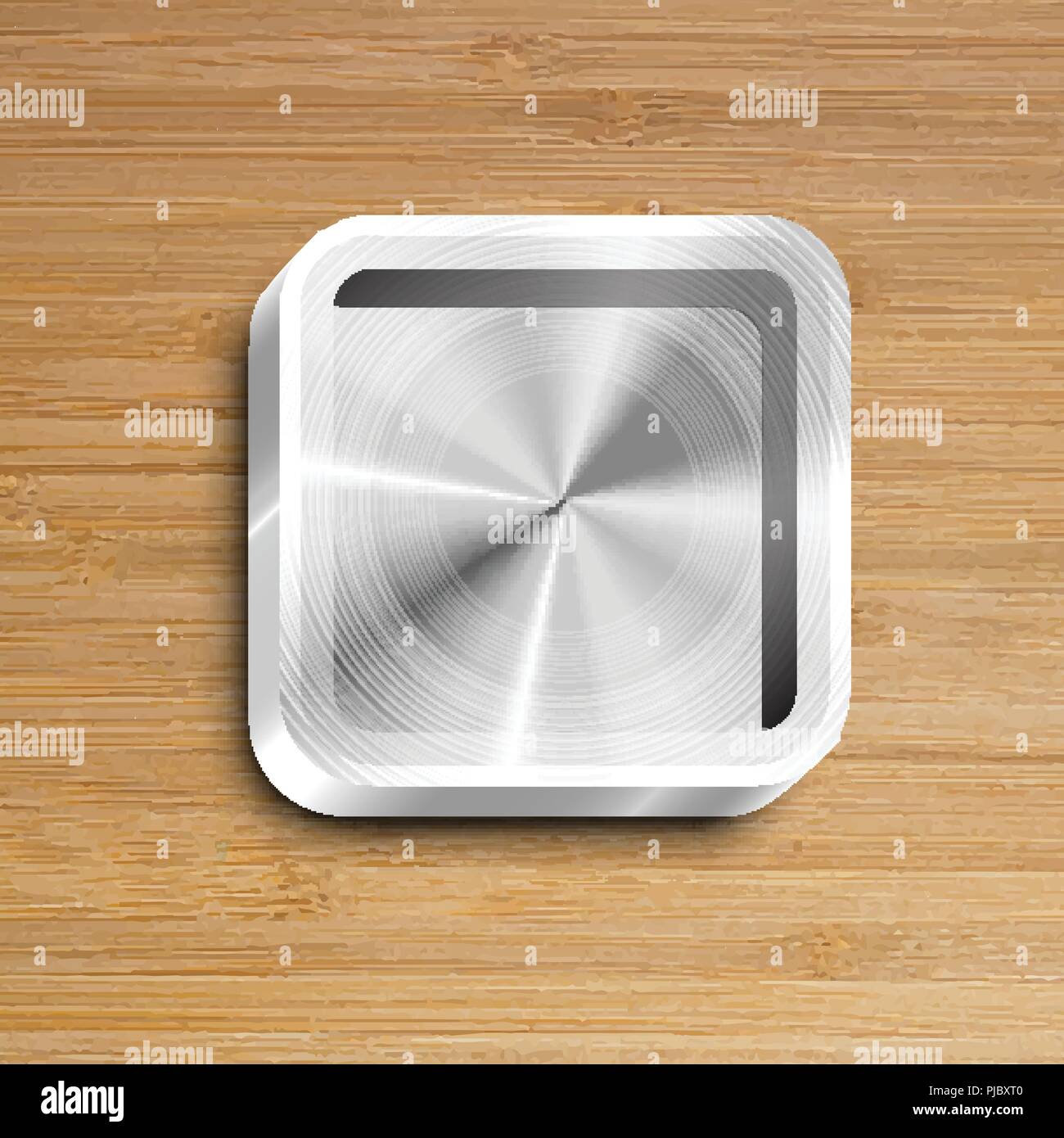 Realistic app icon, vector Stock Vector Image & Art - Alamy