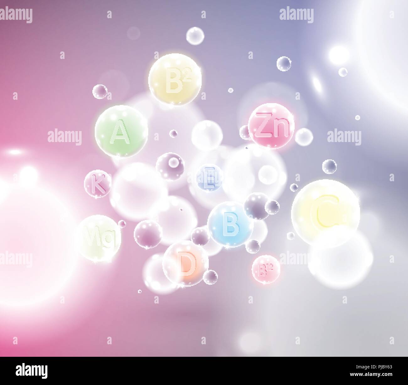 Colorful molecules, vector illustration Stock Vector Image & Art - Alamy