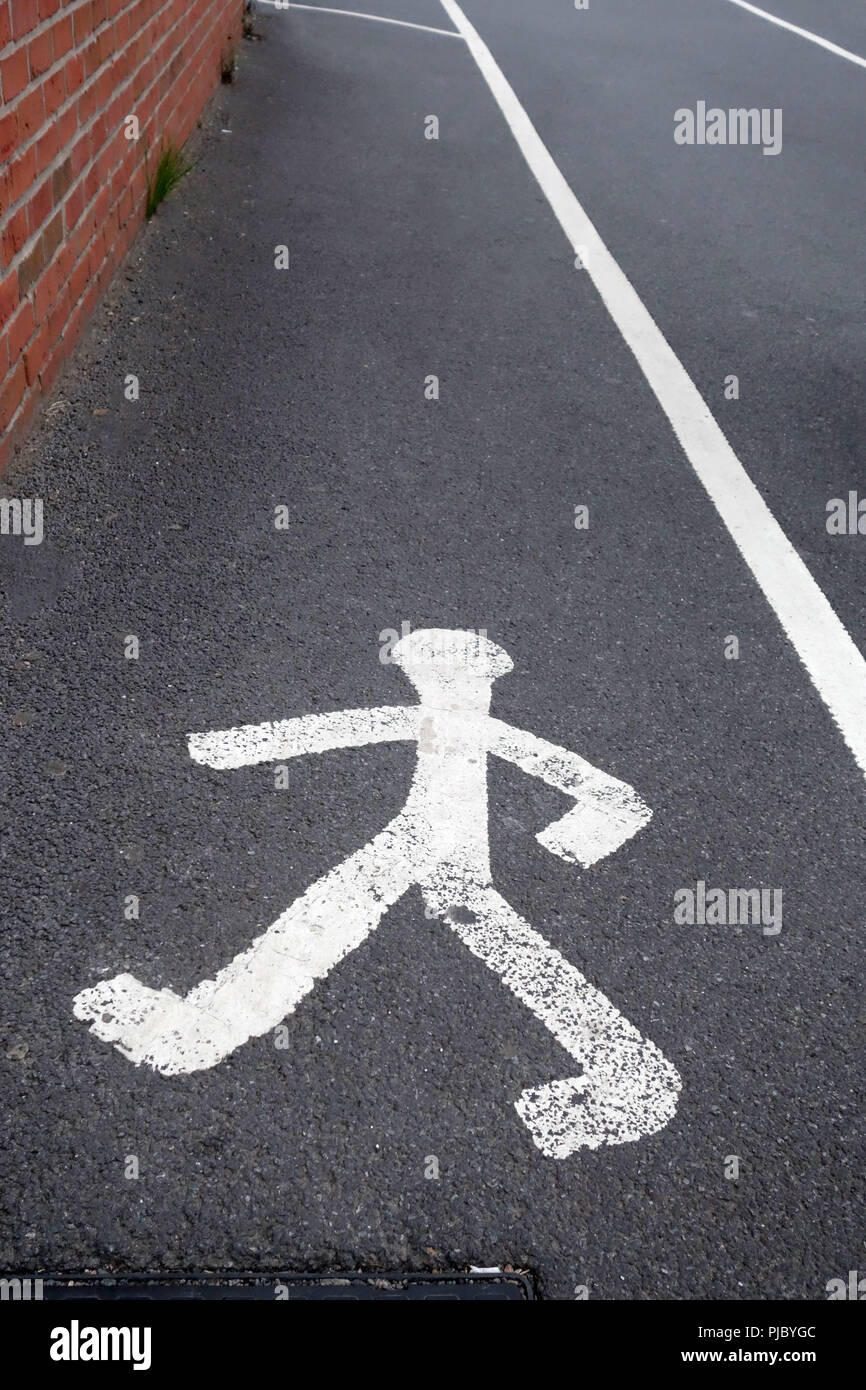 Pathway Marking Stick Man High Resolution Stock Photography and Images ...