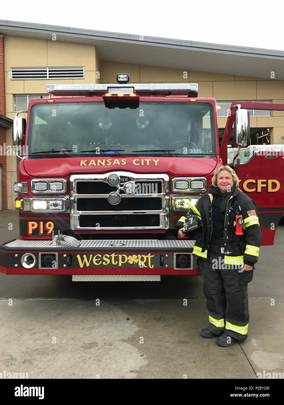 Firefighter Sharon A. Martin, a fire apparatus operator and emergency ...