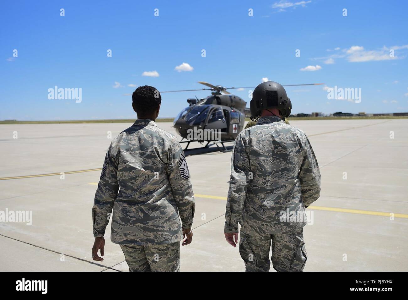 U.S. Air Force Chief Master Sgt. Tamar Dennis, 460th Space Wing ...