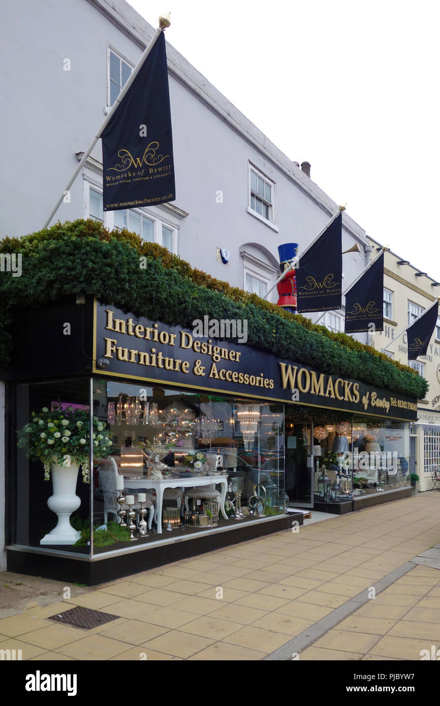 Shop Front of Womacks interior designer store in Bawtry, Doncaster ...