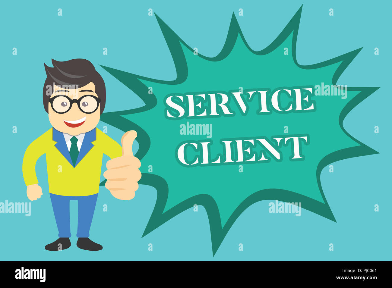 Writing note showing Service Client. Business photo showcasing Dealing ...