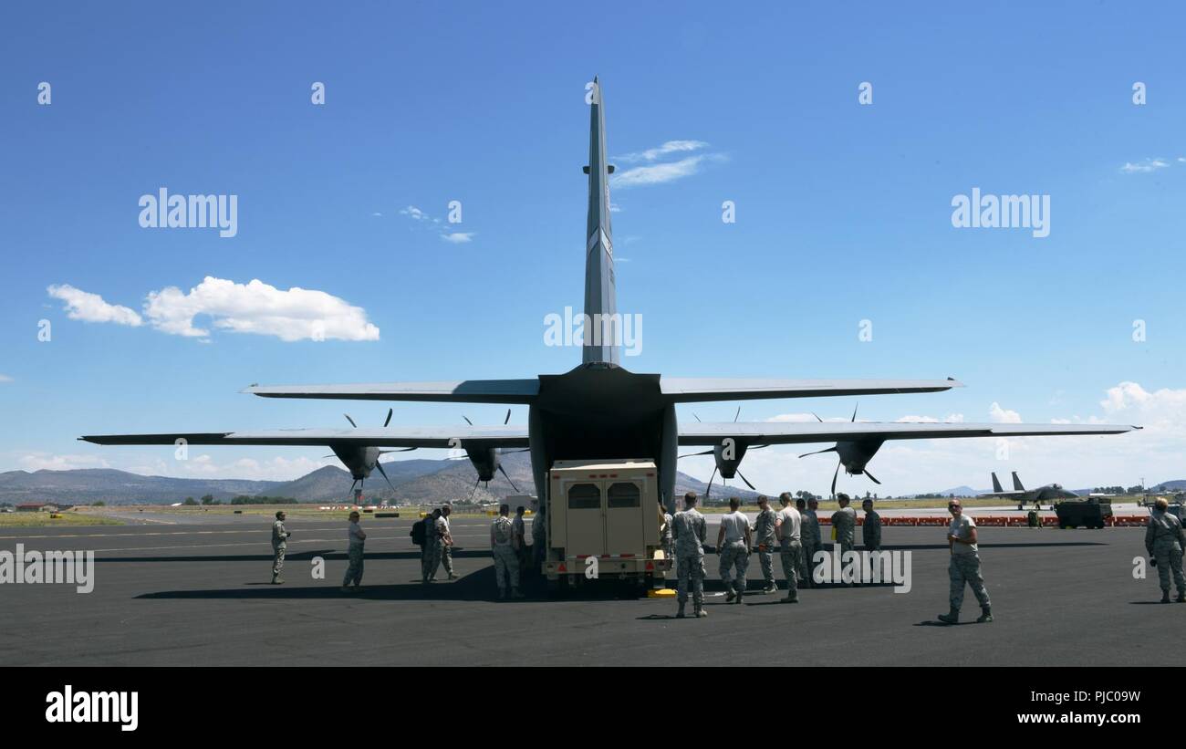A TRN-48 mobile Tactical Air Navigation system from the 270th Air ...