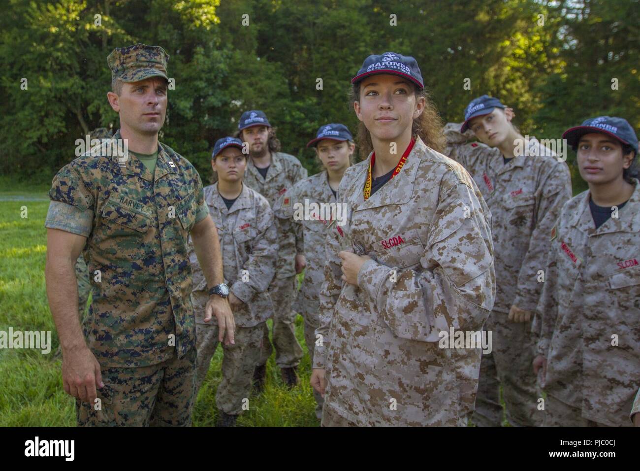 Marine Capt. Timothy Harvey, a recruiting support officer at RS Albany ...