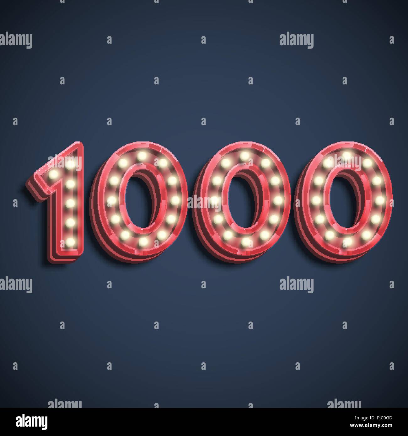 3d realistic neon alphabet hi-res stock photography and images - Alamy