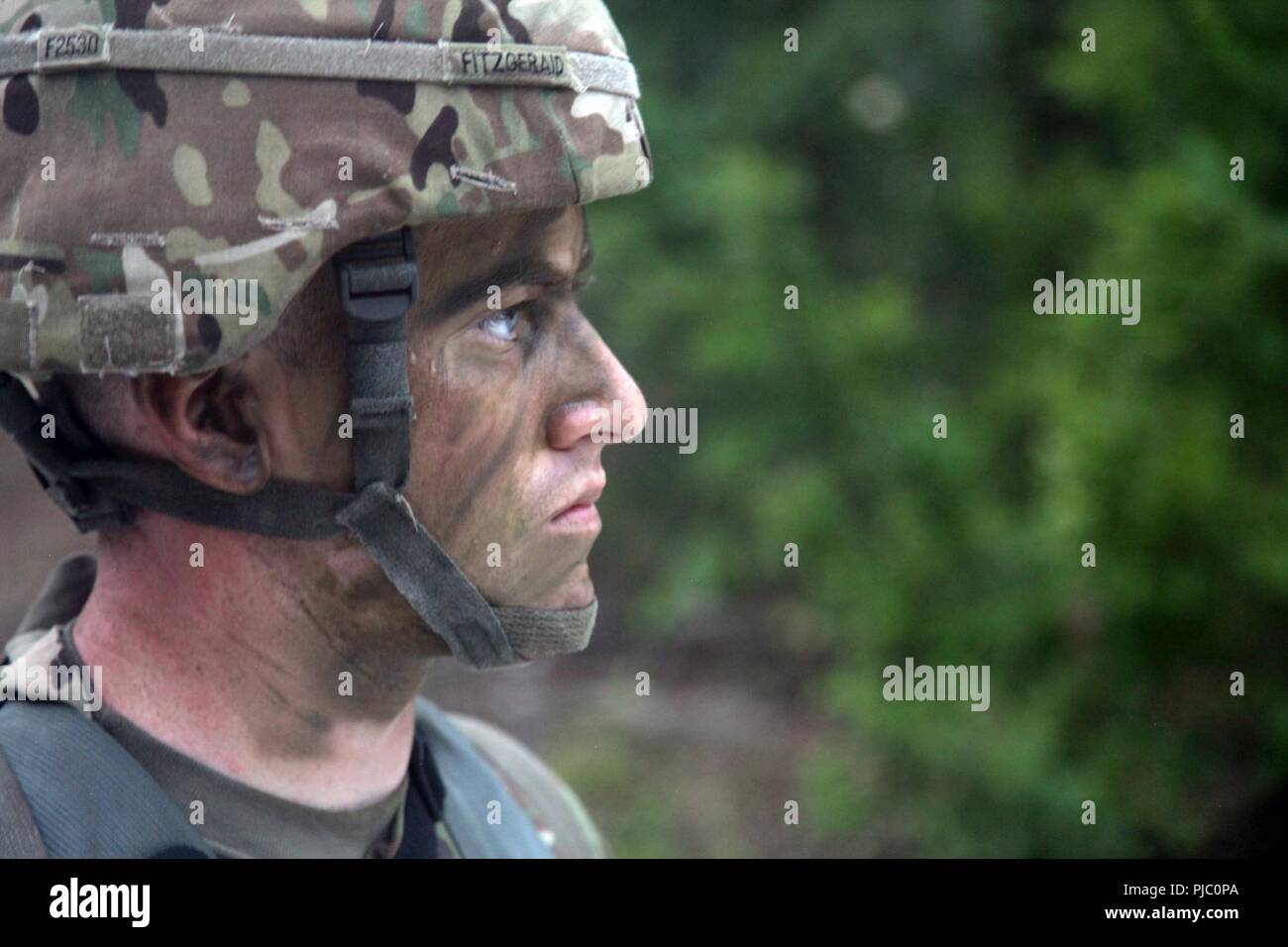 Private 1st Class Brian Fitzgerald, from the Sustainment Center of ...