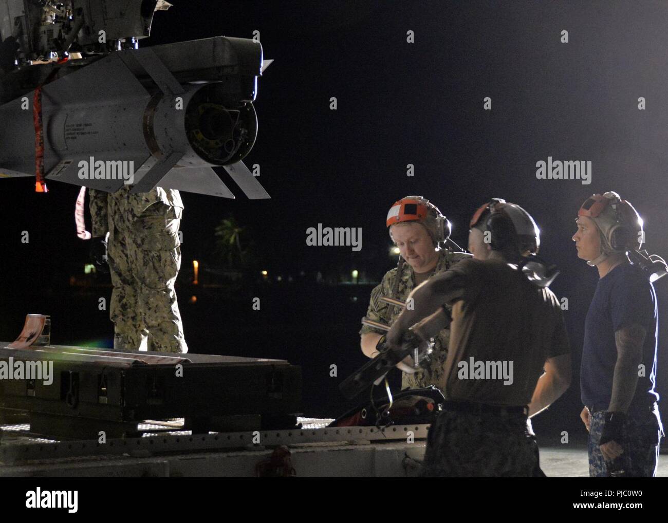 MARINE CORPS BASE HAWAII (July 19, 2018) — Sailors assigned to the ...