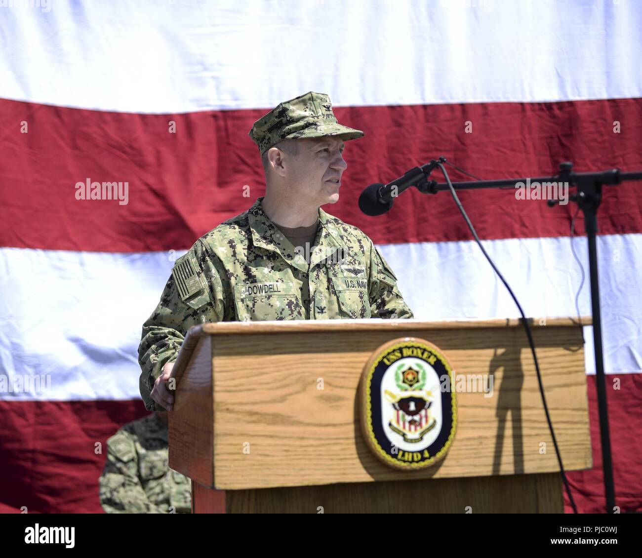 DIEGO (July 19, 2018) Capt. Ronald A. Dowdell, incoming commanding ...