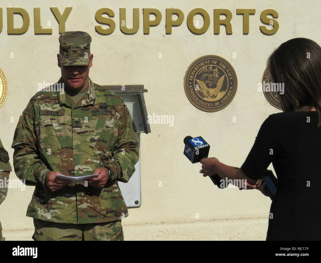 FORT HUNTER LIGGETT, CALIF.- U.S Army Reserve Col. David Heflin, an ...