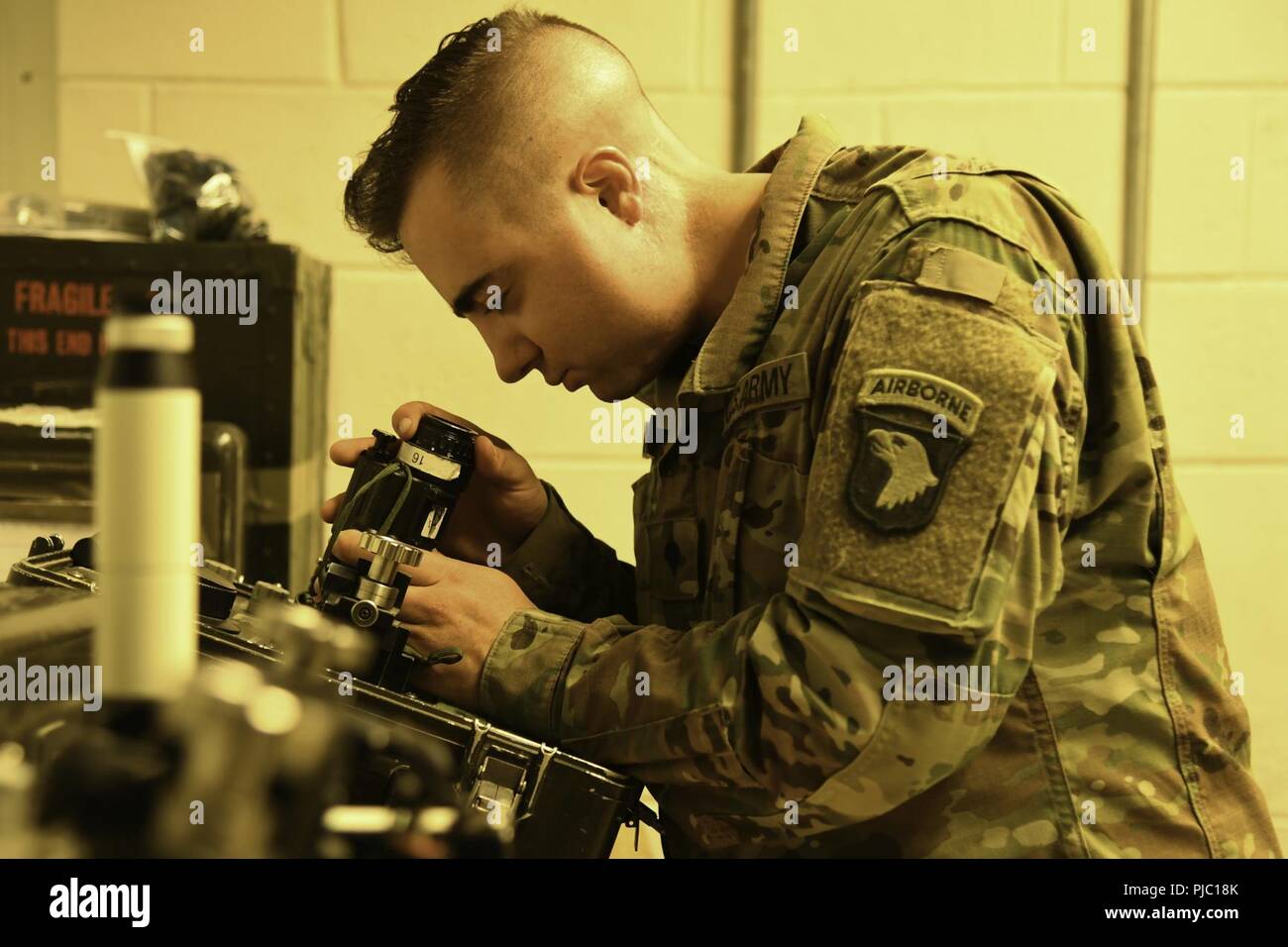 Army military night vision field hi-res stock photography and images ...