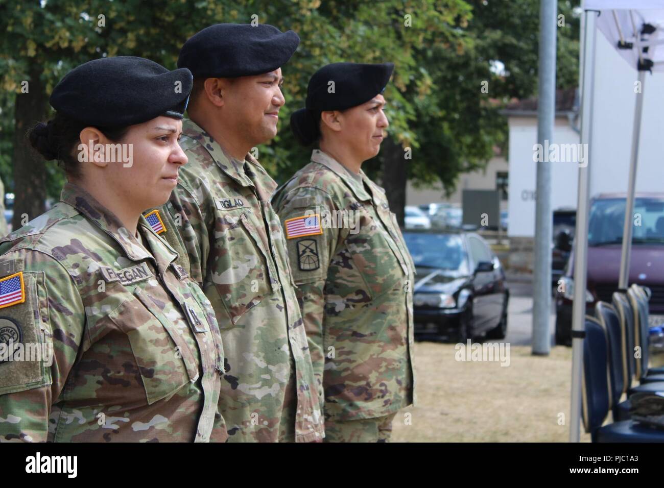 Captain(CPT) Beatrice Finnegan-Rosales, outgoing Commander of ...