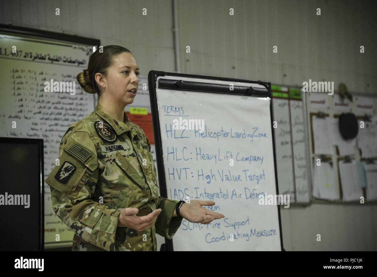 A United States Army Warrant Officer assigned to the 449th Combat ...