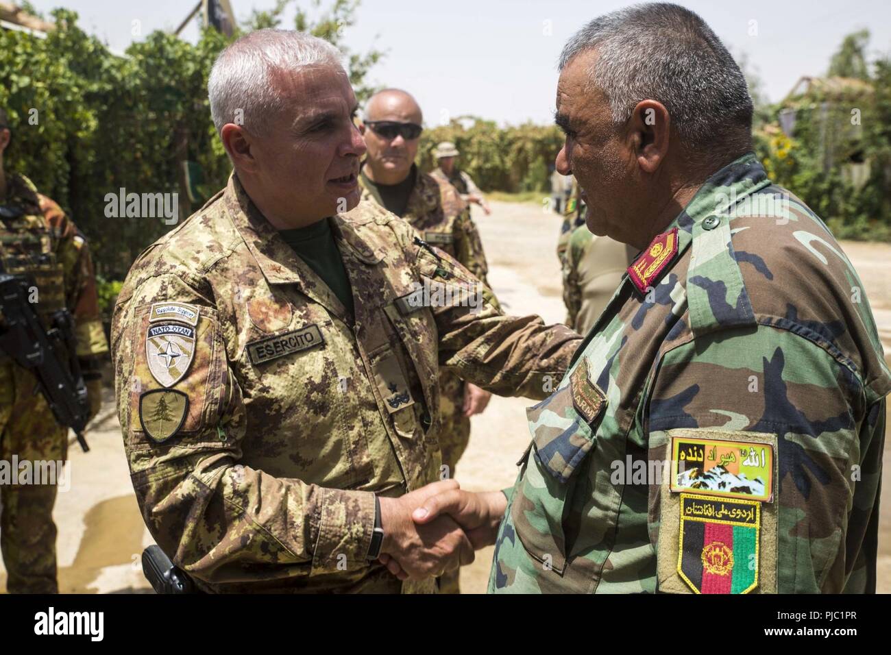 HELMAND PROVINCE, Afghanistan (July 16, 2018) - Italian Army Brig. Gen ...