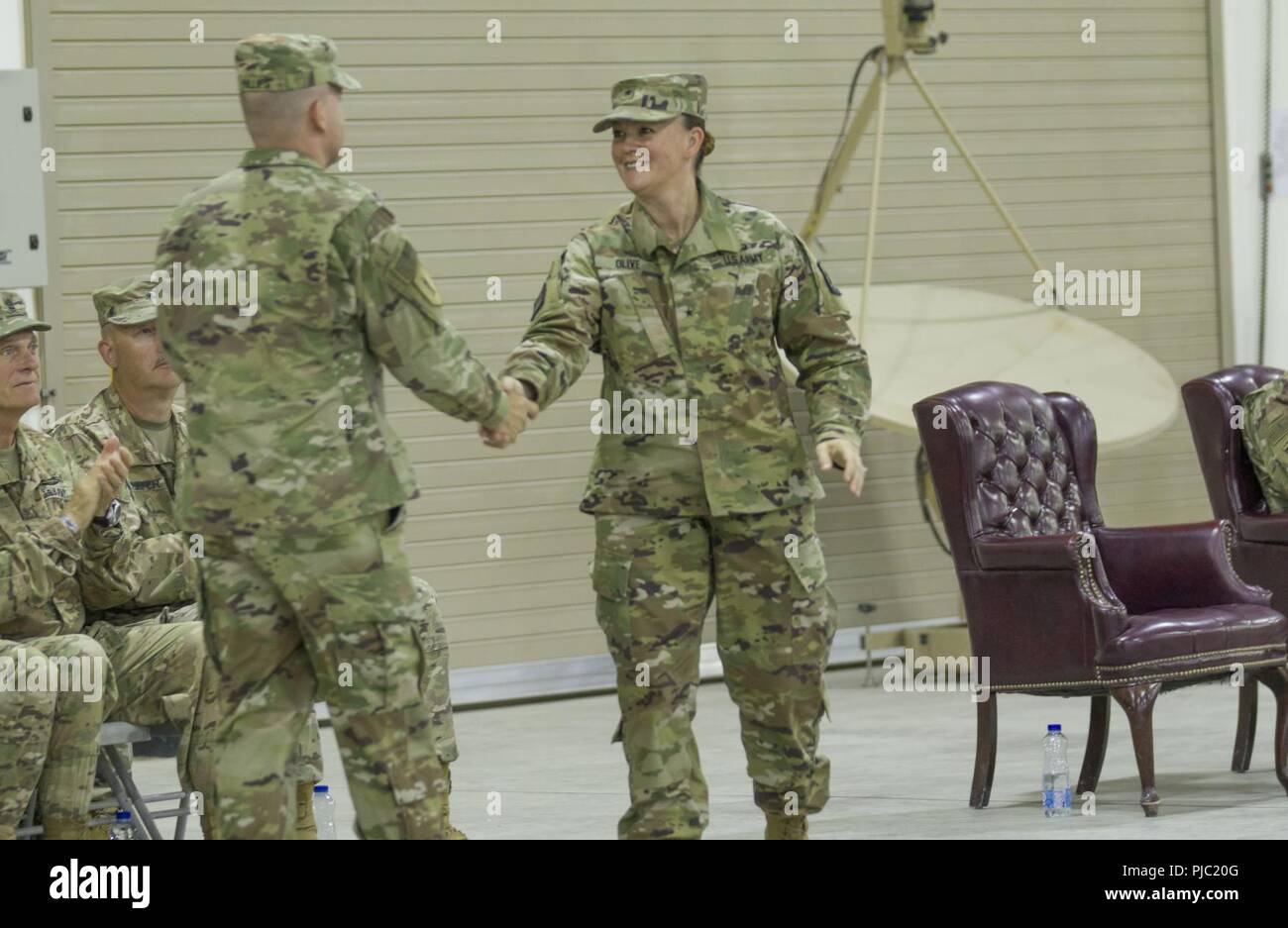 Incoming 335th Signal Command (Theater) (Provisional) commander U.S ...