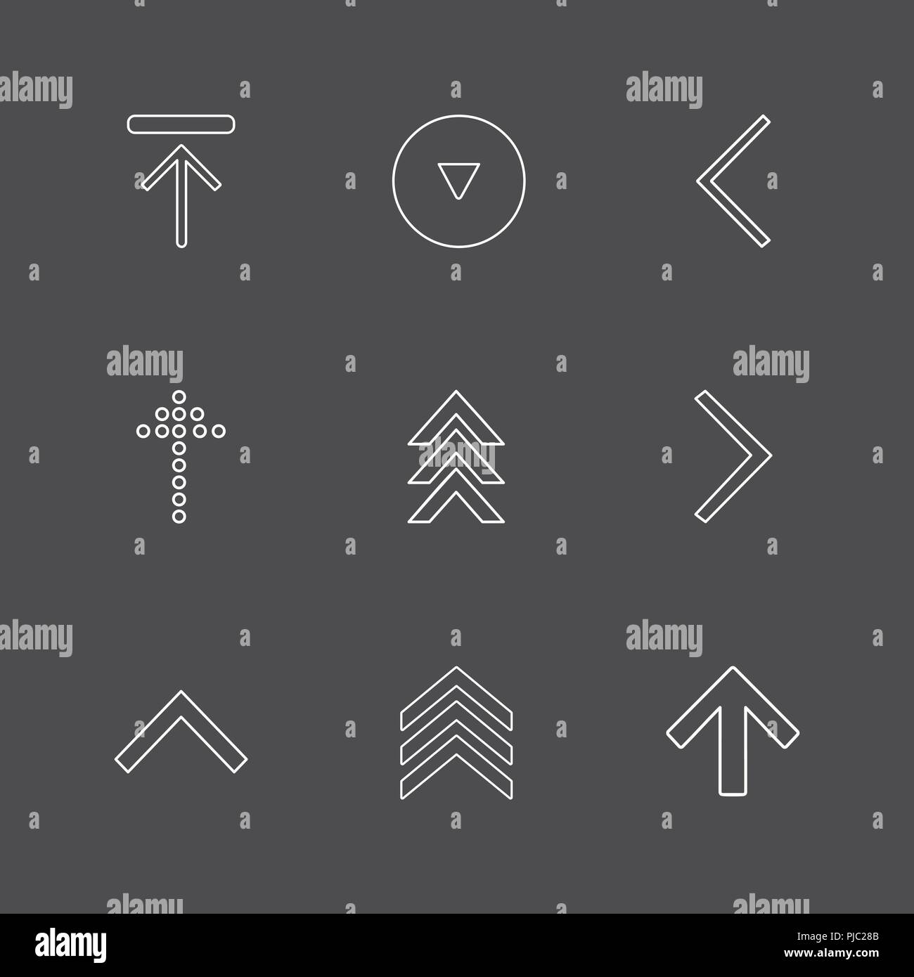 arrows , directions , pointer , arrow , user interface , pointer , up , down , left , right ...