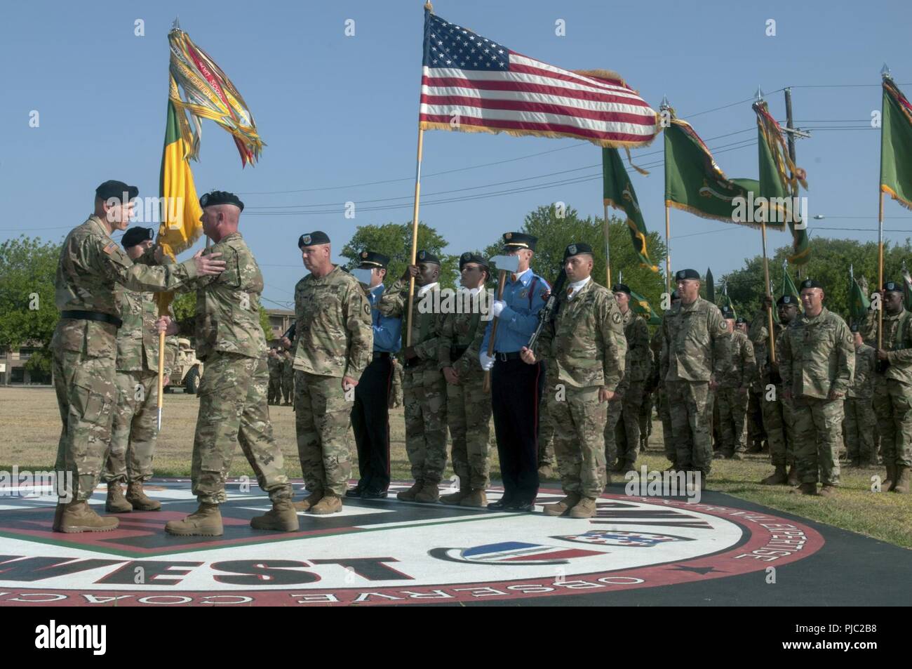 Outgoing 89th Military Police Brigade commander Col. Carl Lamar Parsons ...