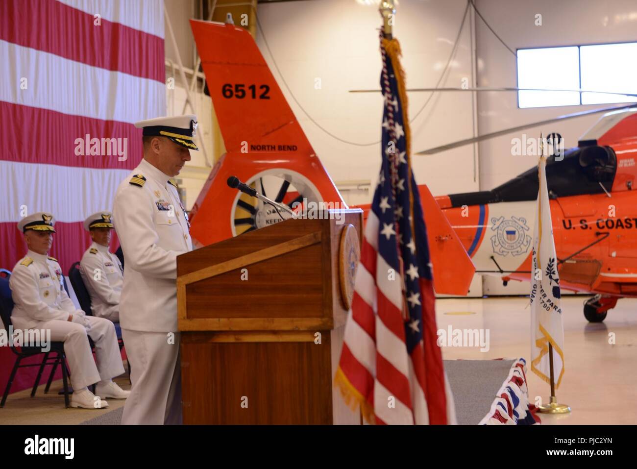 Capt. Michael Mullen, commander Coast Guard Sector North Bend, Ore ...