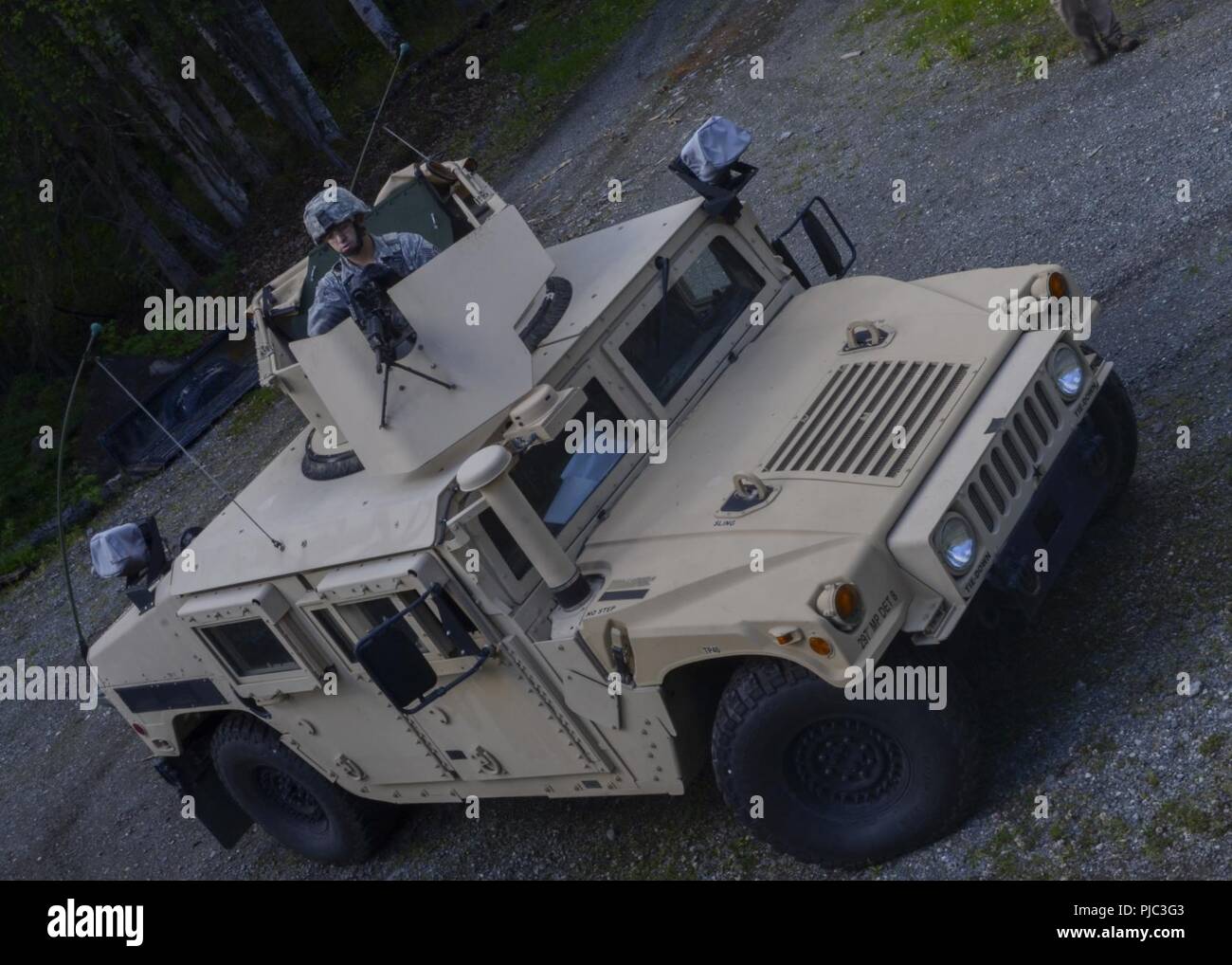 Us military vehicle gunner hi-res stock photography and images - Alamy