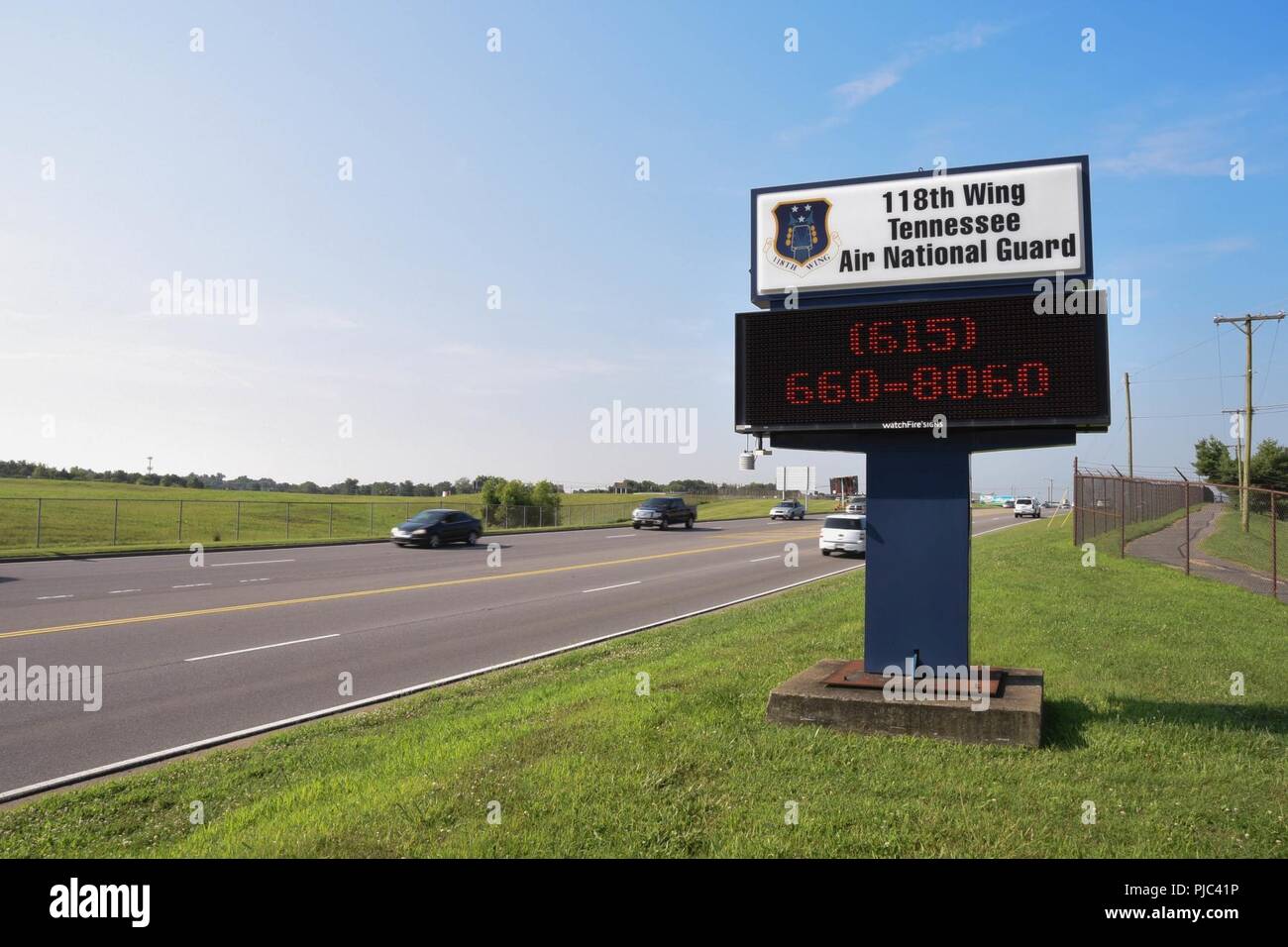 Berry Field Air National Guard base. Home of the 118th Wing Stock Photo ...