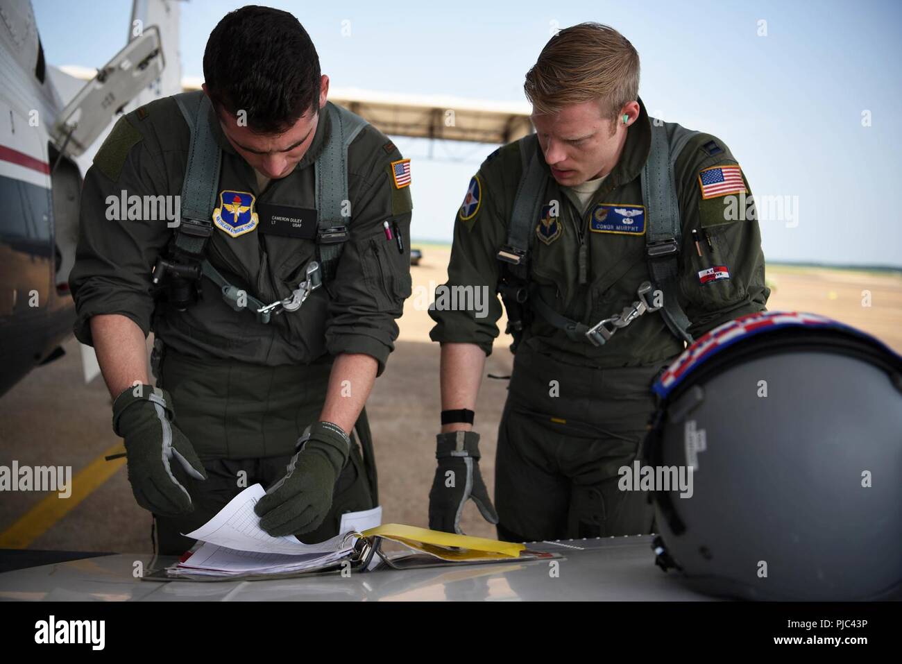 Second Lt. Cameron Duley, 41st Flying Training Squadron student pilot ...