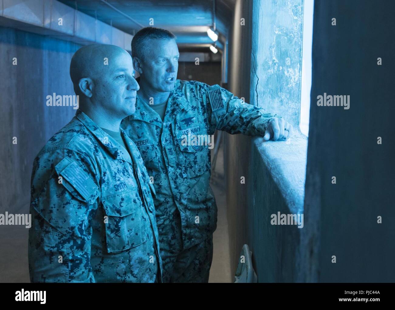 SAN DIEGO (July 12, 2018) Fleet Master Chief Russell Smith (left) and ...