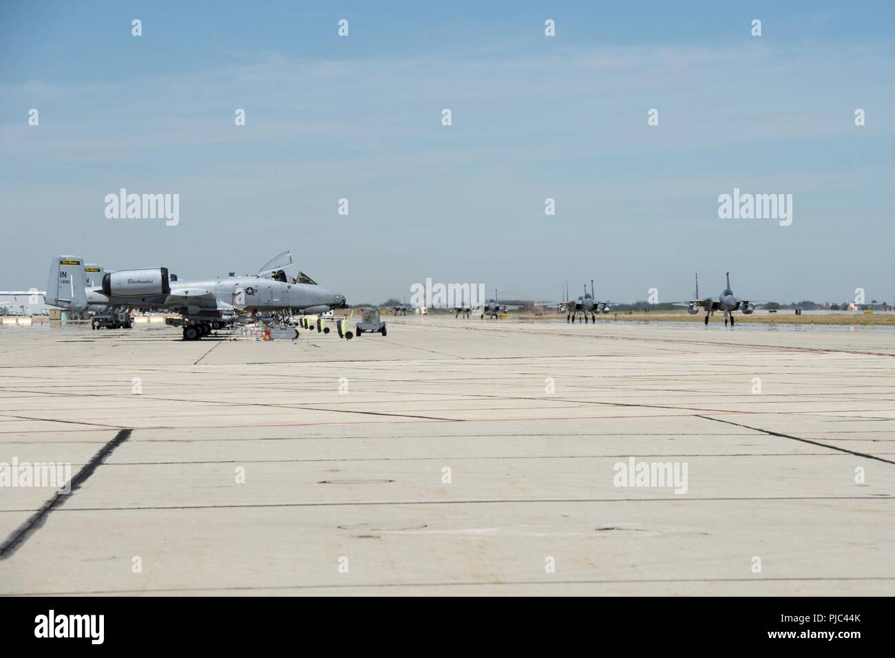 F-15Cs from the 122nd Fighter Squadron of the 159th Fighter Wing, Naval ...