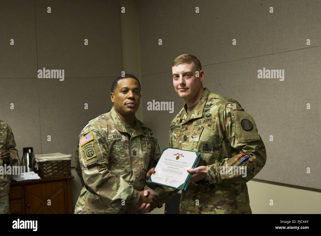 Command Sgt. Maj. Michael L. Berry, Commandant of the U.S. Army Drill ...