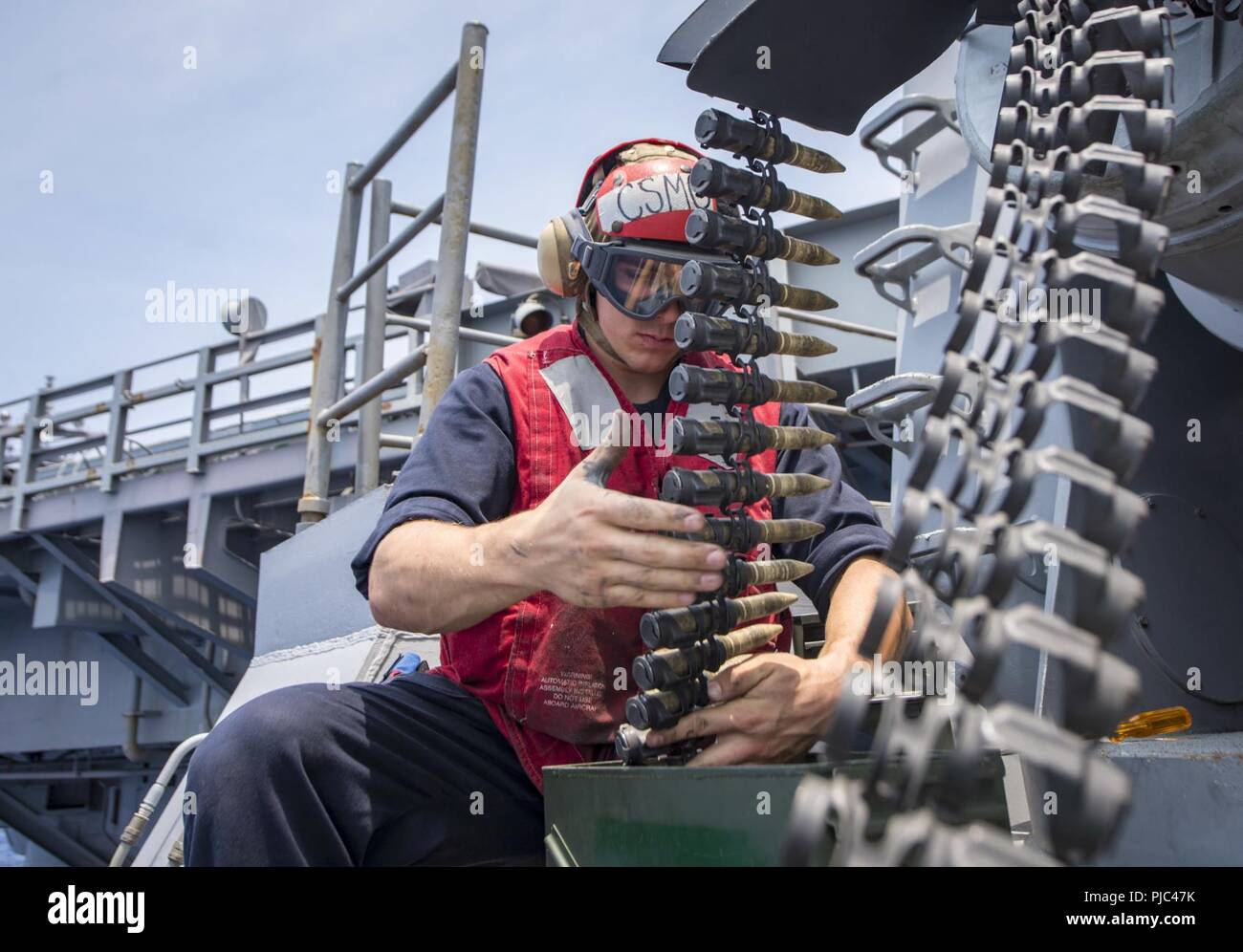 PACIFIC OCEAN (July 12, 2018) Fire Controlman 2nd Class Cody Delsoldato ...