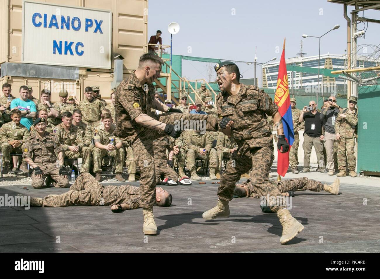 KABUL, Afghanistan (July 12, 2018) – Soldiers with the Mongolian ...