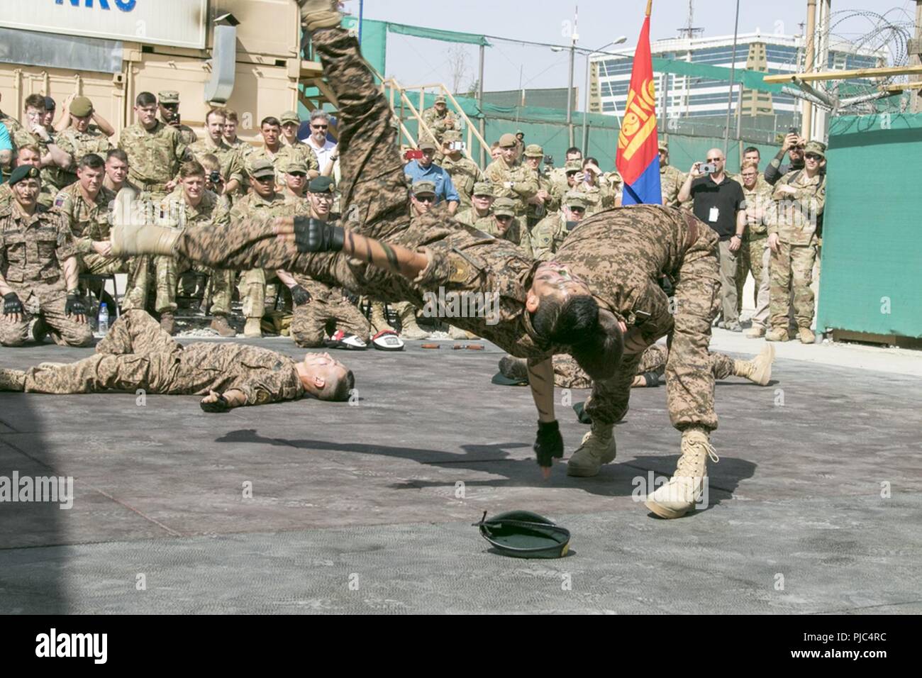 KABUL, Afghanistan (July 12, 2018) – Soldiers with the Mongolian ...
