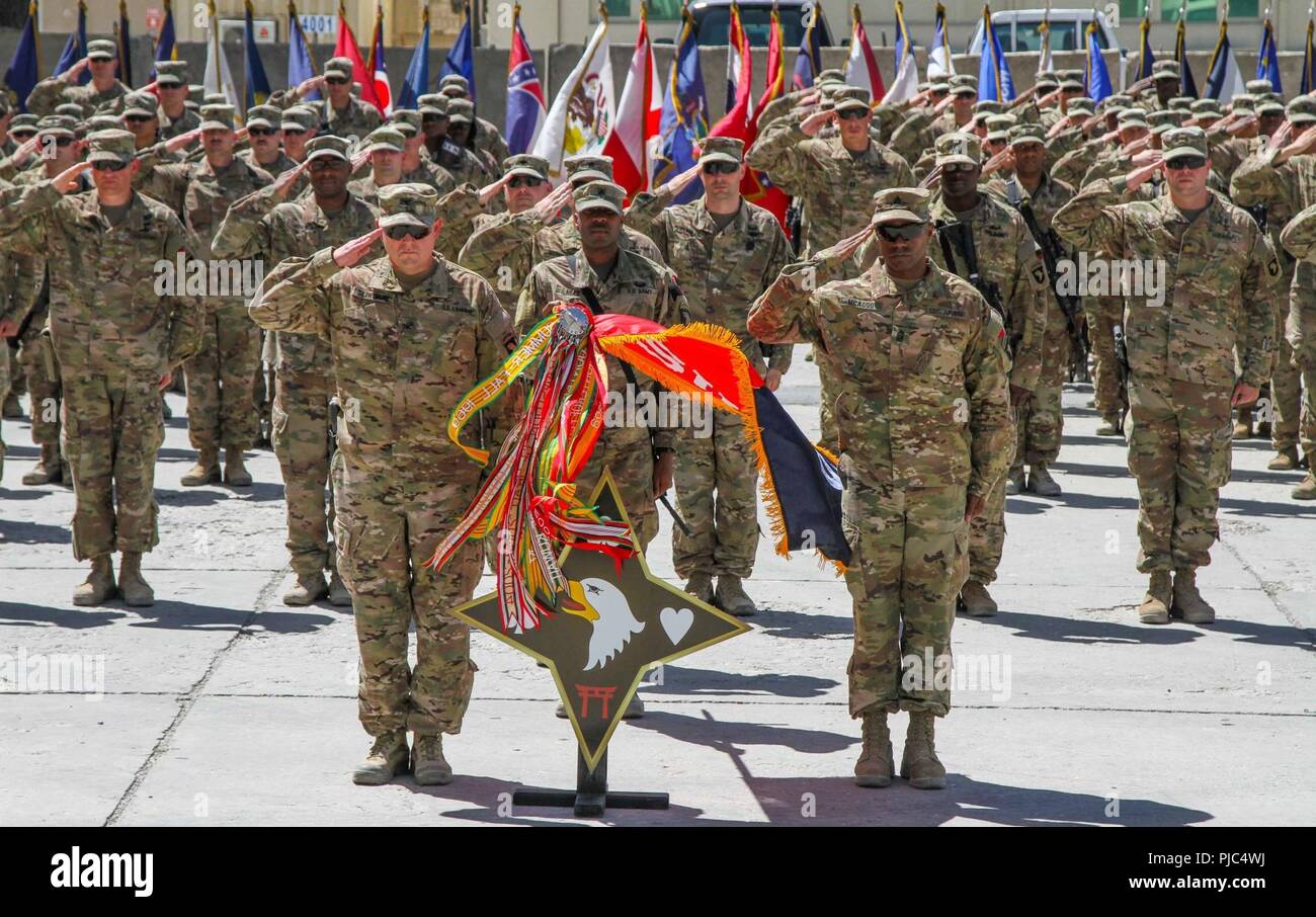 The brigade command team, consisting of Col. Stanley Sliwinski ...