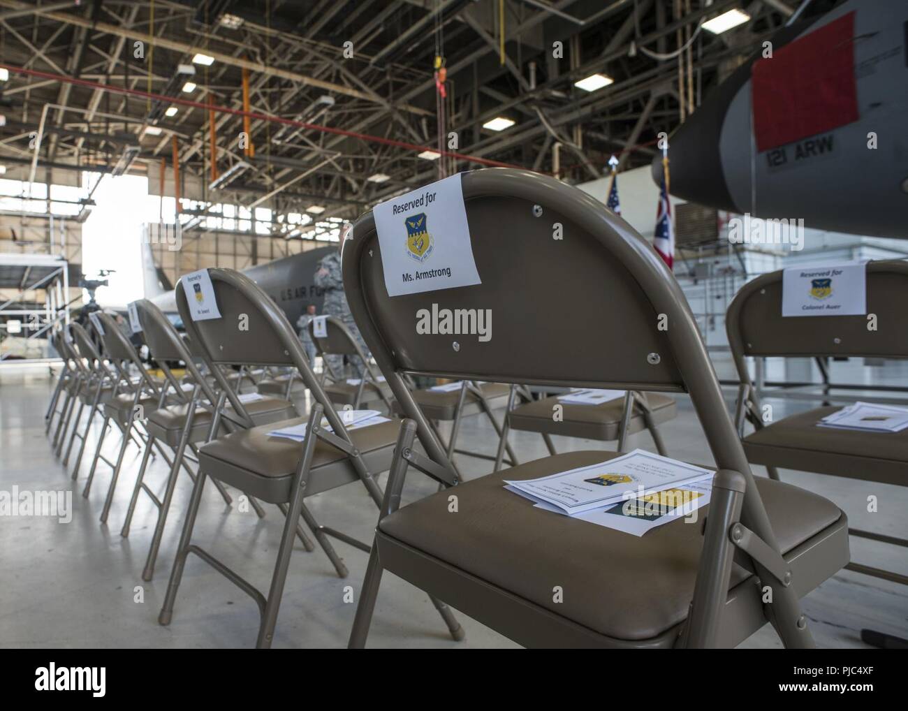 The 121st Air Refueling Wing, Ohio dedicates one of its KC-135 ...