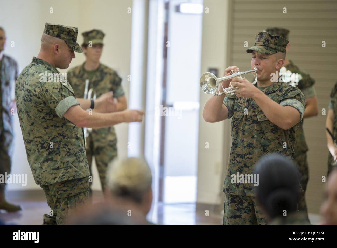 Marine band drum major hi-res stock photography and images - Alamy
