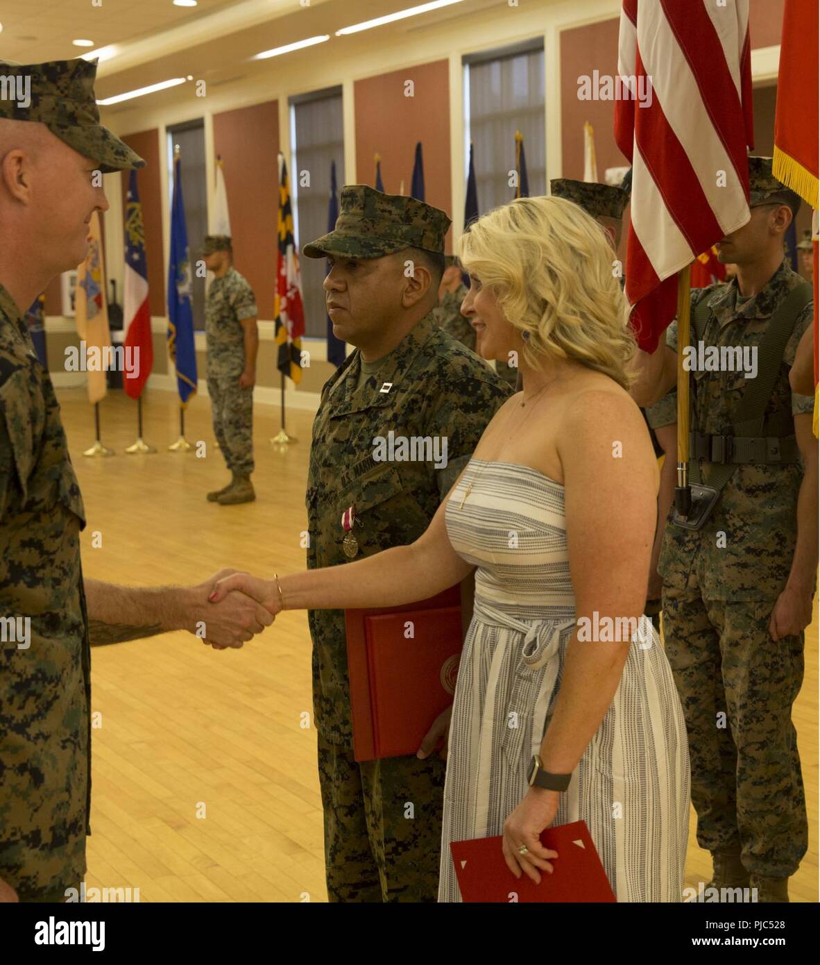 Capt. Jamie J. Grifaldo’s wife receives a certificate of appreciation ...