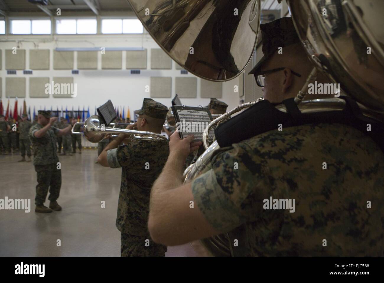 Marines with Marine Corps Band New Orleans perform “Salute to the ...